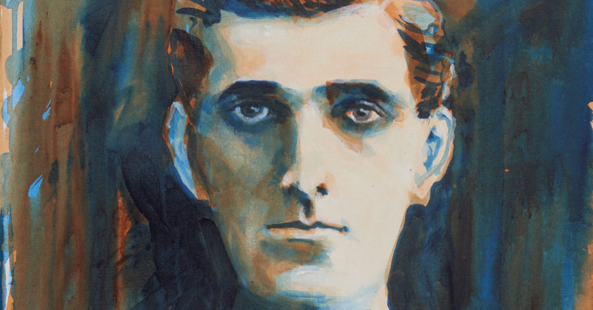 "Sean Mac Diarmada 1916" canvas print - Avoca Studio Gallery